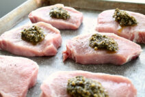 Pesto Parmesan Pork Chops - Real Life Dinner