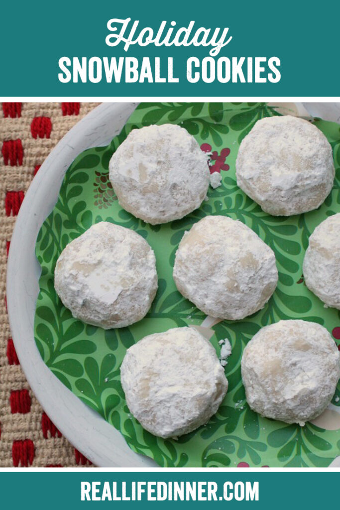 Holiday Snowball Cookies | Mexican Wedding Cookies Recipe | Shortbread ...