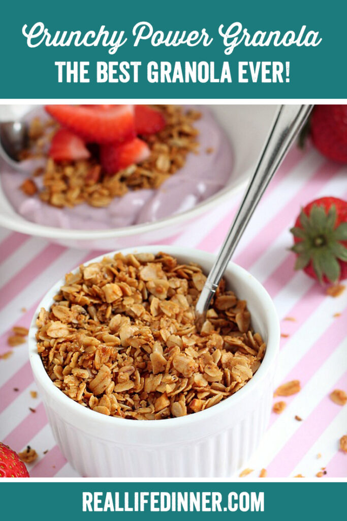 Crunchy Power Granola...The BEST Granola EVER!