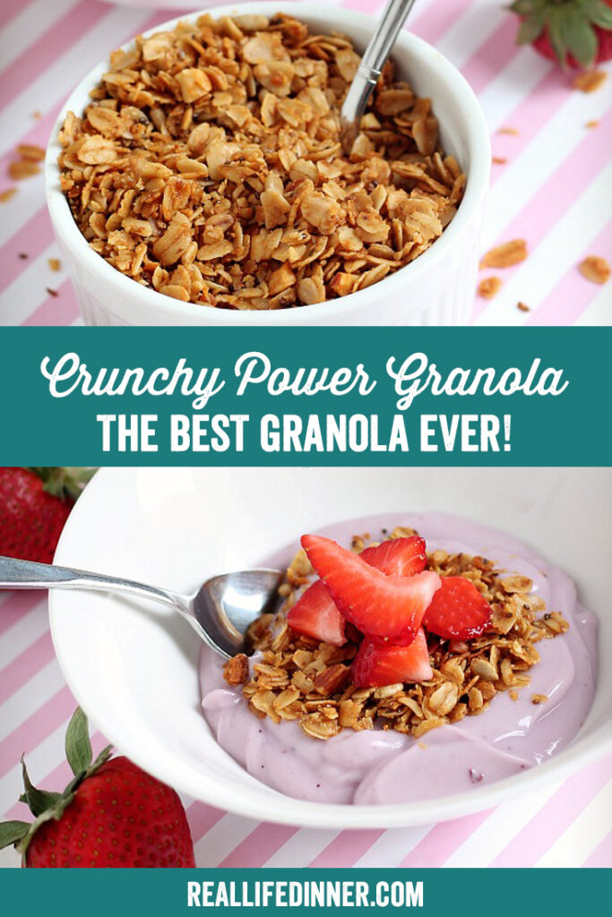 Crunchy Power Granola...The BEST Granola EVER!
