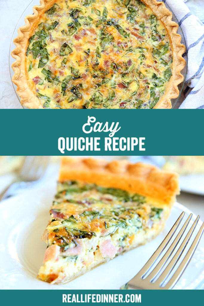 Easy Quiche Recipe - Real Life Dinner