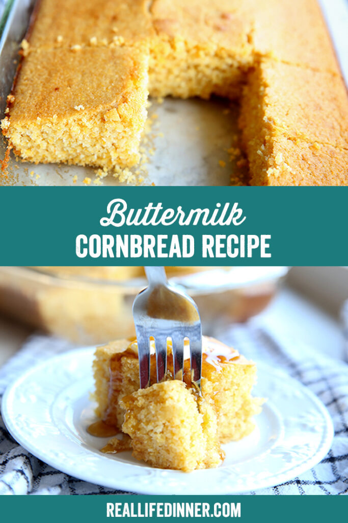 Buttermilk Cornbread Recipe - Real Life Dinner