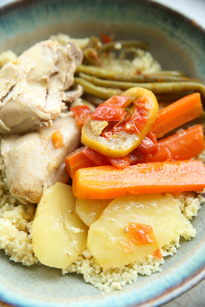 Stovetop Moroccan Chicken Tajine - Real Life Dinner