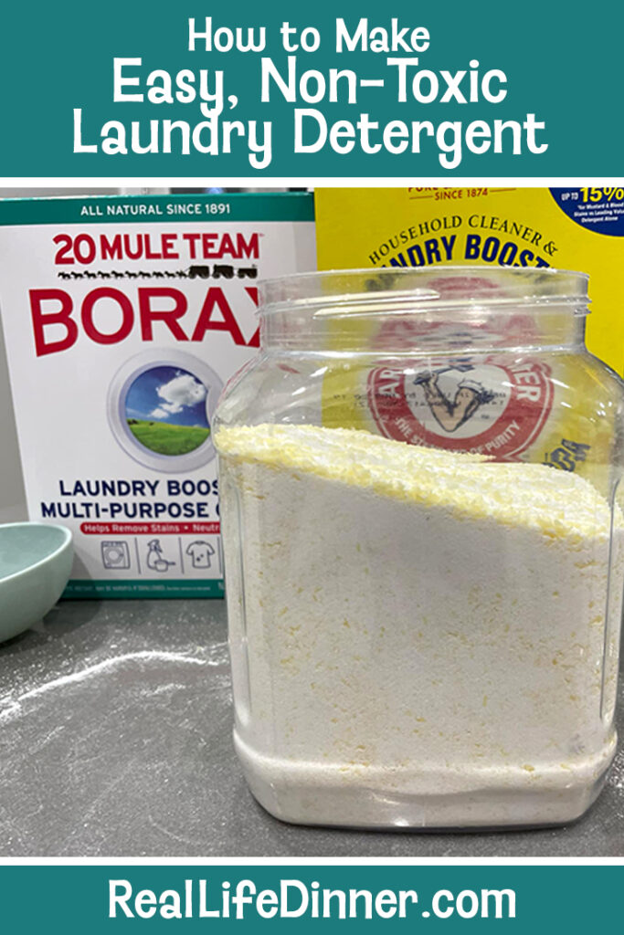 How to Make Easy Non-Toxic Laundry Detergent - Real Life Dinner