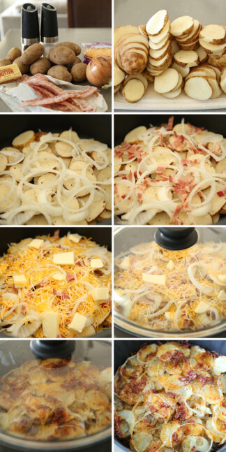 Oven Baked Dutch Oven Potatoes - Real Life Dinner