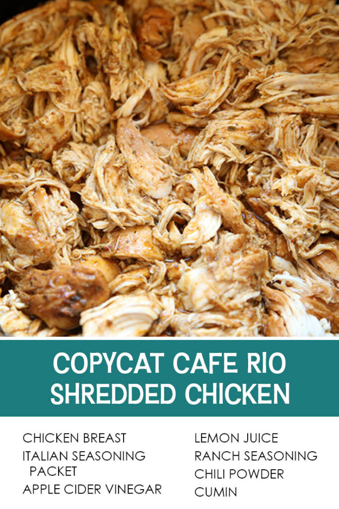 Copycat Cafe Rio Shredded Chicken - Real Life Dinner
